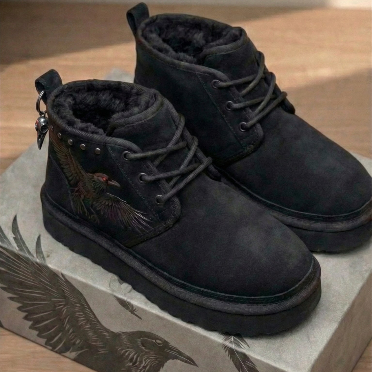 raven boots