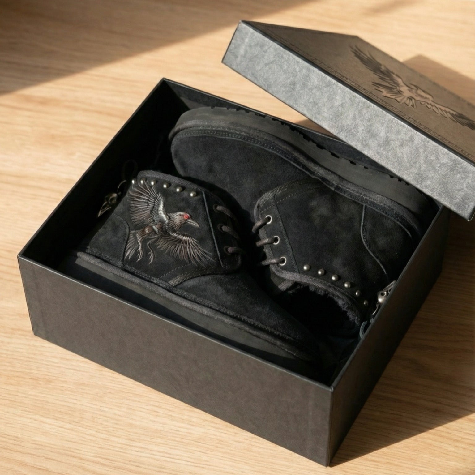 raven boots